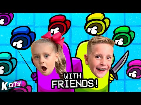 AMONG US with our FRIENDS! K-CITY GAMING