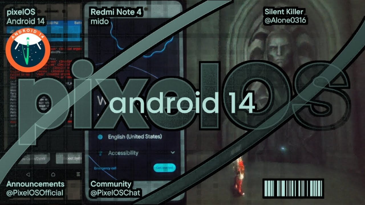 PixelOS 14 patch November 2023 di Redmi Note 4 /4X Mido | Install dan ...