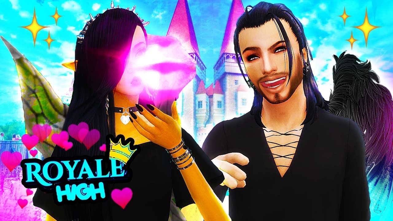 😈MALTY FALLS IN LOVE?!💖DARK FAIRIES BATTLE IN ROYALE HIGH!🔥 The Sims 4 ...