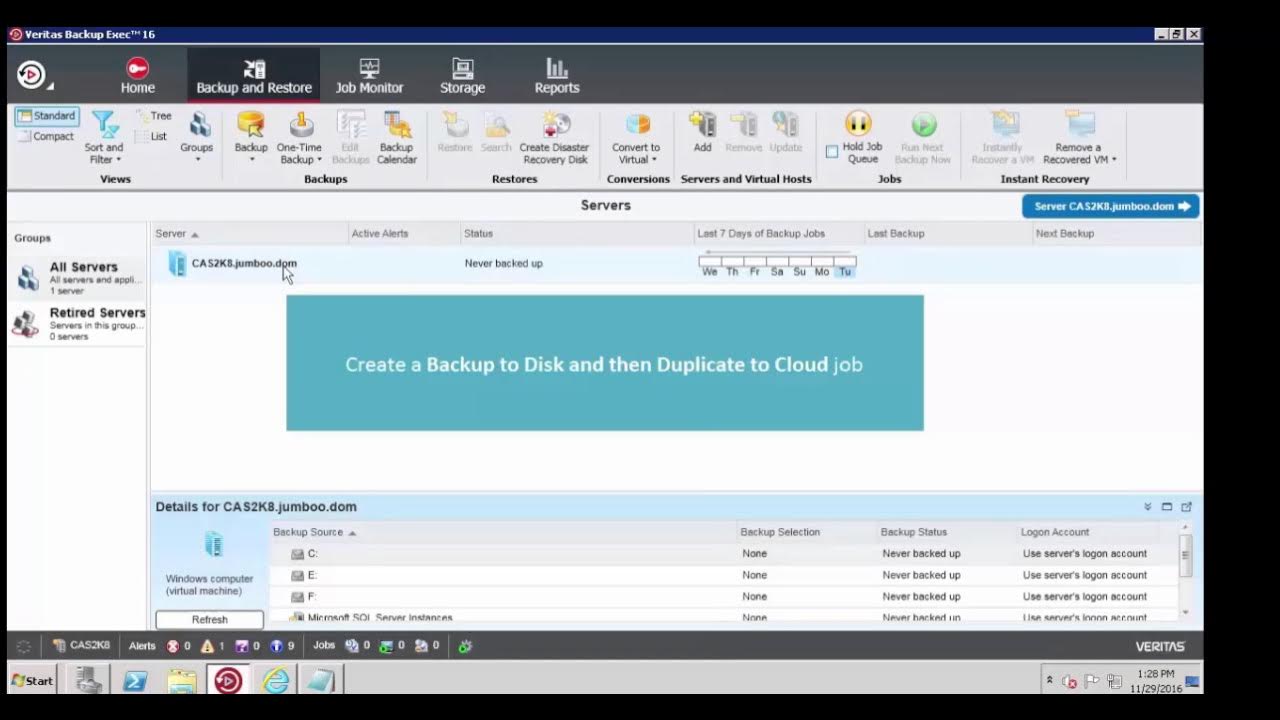 Backup Exec | Configure Backup Amazon S3 cloud storage - YouTube