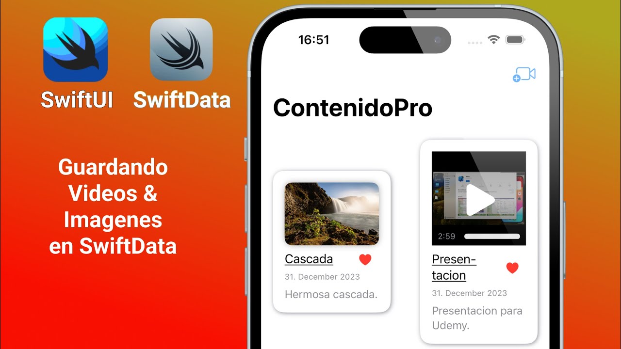 Swiftui And Swiftdata Como Guardar Imágenes Videos En Swiftdata Swiftui Xcode15 Ios 17 3402
