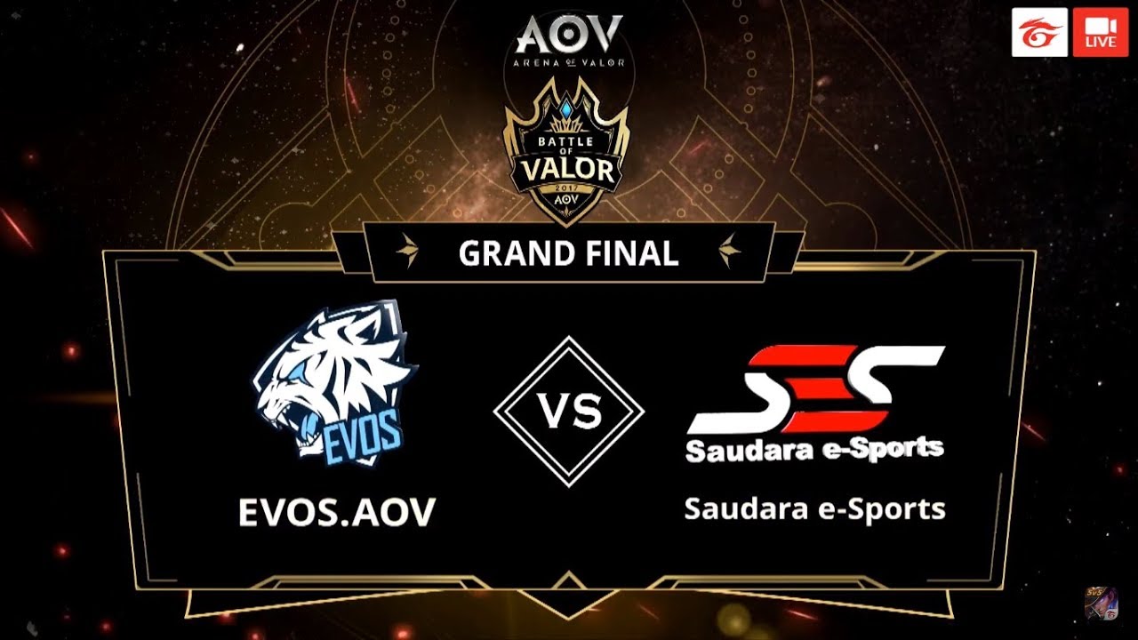 Final AOV EVOS Vs Saudara ESport Match 1 - YouTube