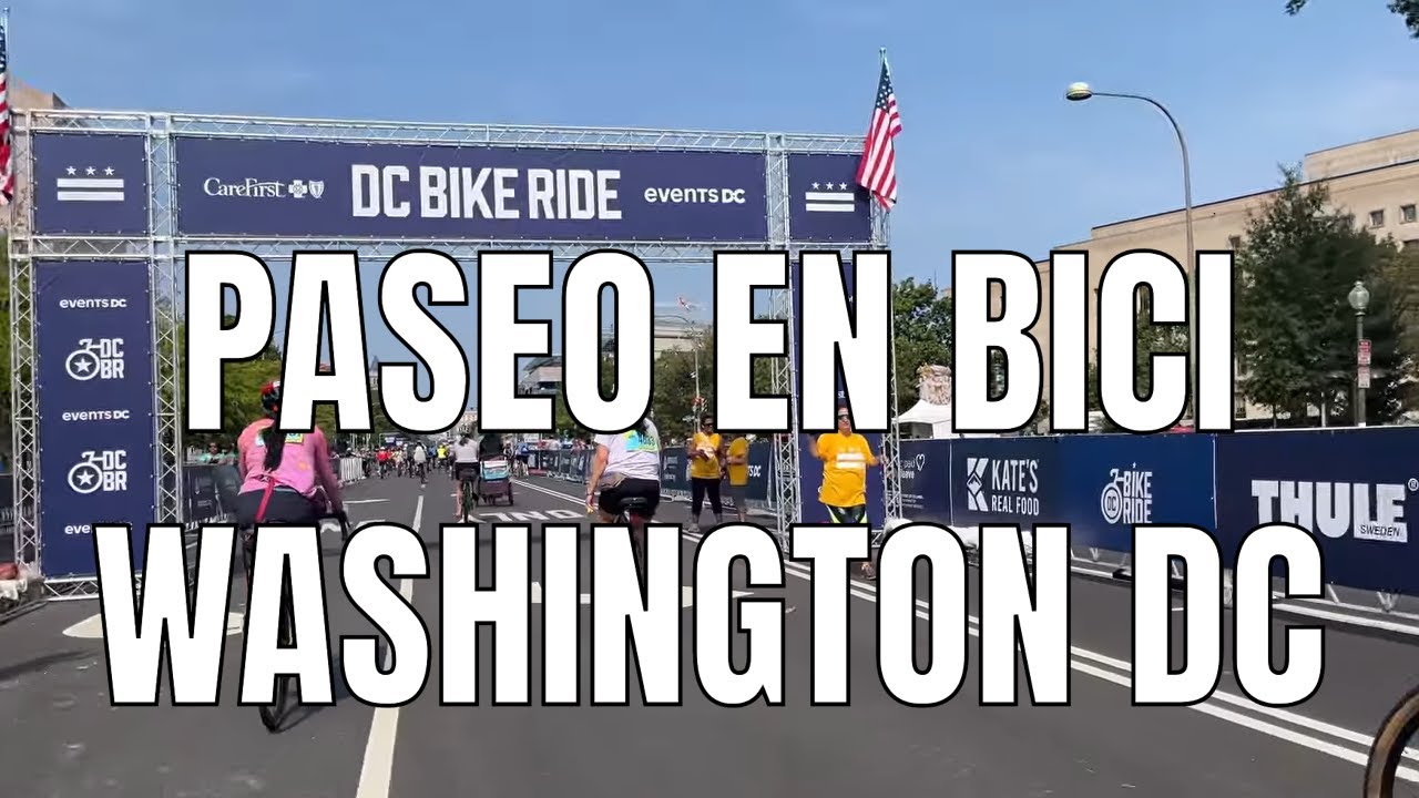 Paseo en bicicleta en Washington DC (DC Bike Ride 2025) - YouTube