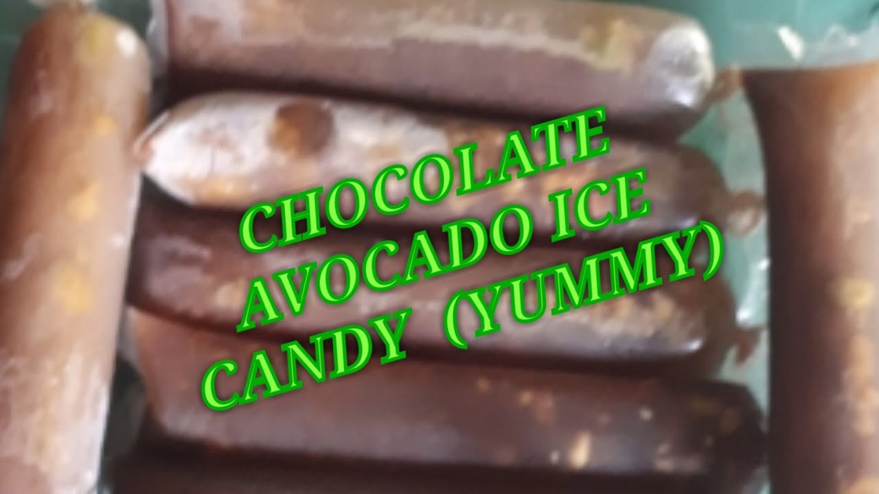 CHOCOLATE AVOCADO ICE CANDY - YouTube