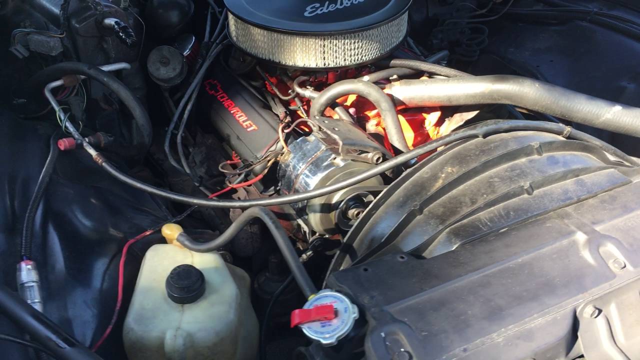 1978 Chevy Camaro 350sbc Running - YouTube
