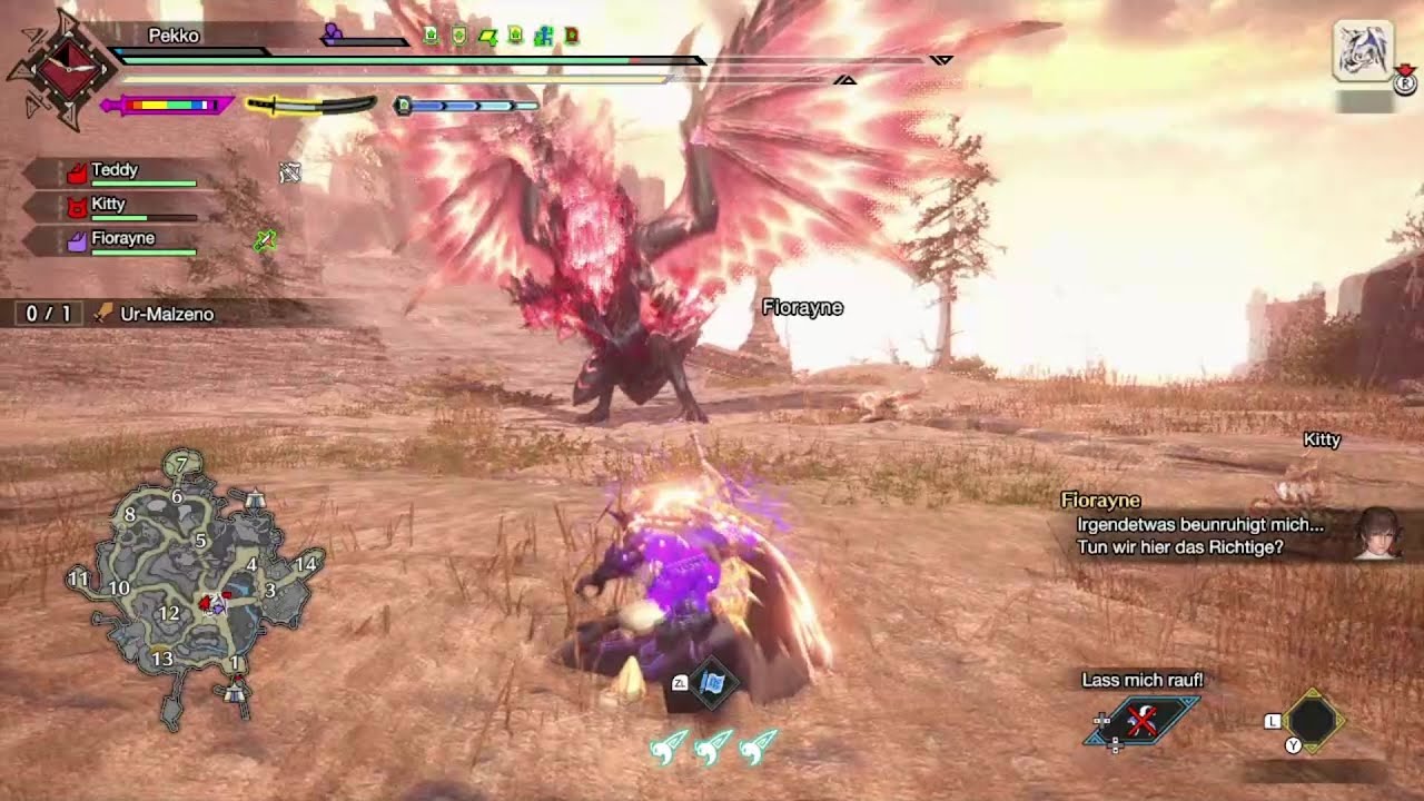Primordial Malzeno Symbiosis Final Phase - Monster Hunter Rise Sunbreak ...