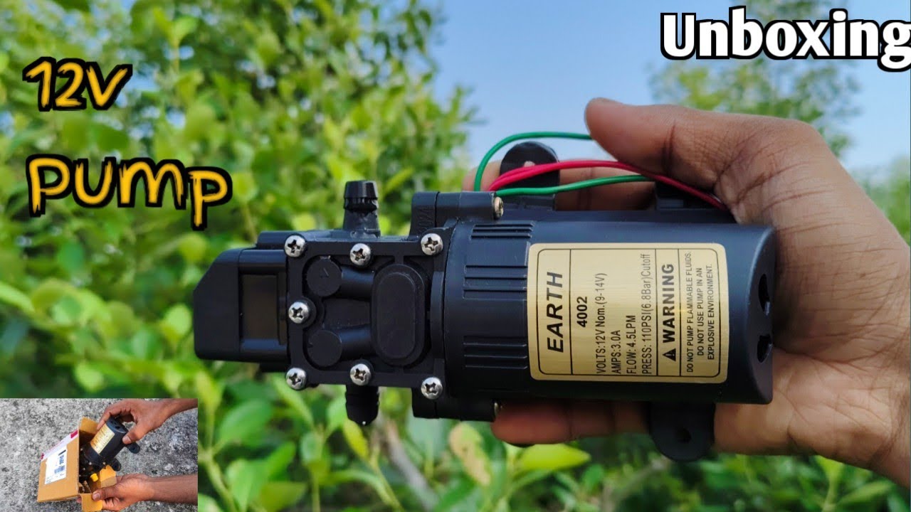 12v | Water Pump | Unboxing | In Meesho | And testing - YouTube