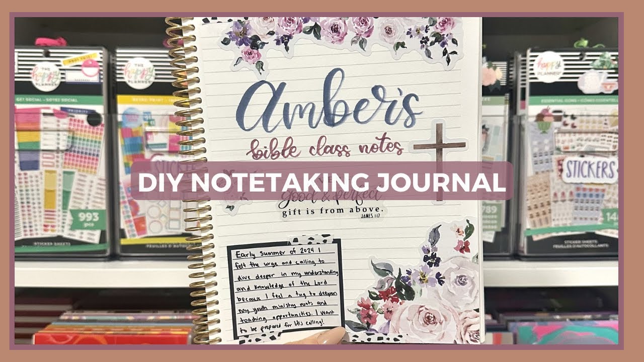 DIY Notetaking Journal - YouTube