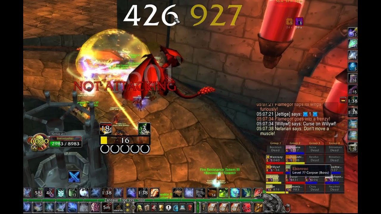 The Ebonroc & Flamegor cleave strat didn't QUITE go according to plan ...