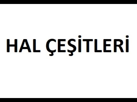 Hal çeşitleri