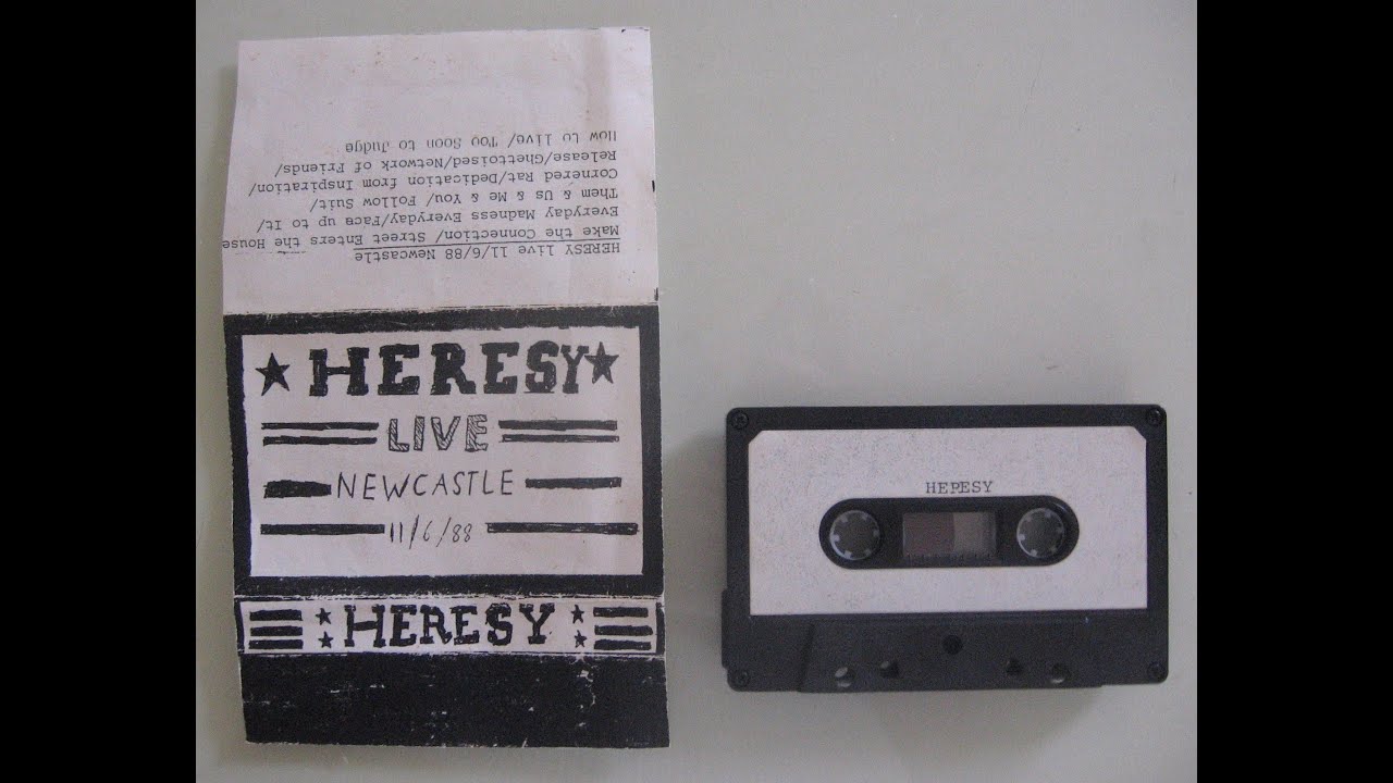 Heresy - Live Newcastle 1988 - YouTube