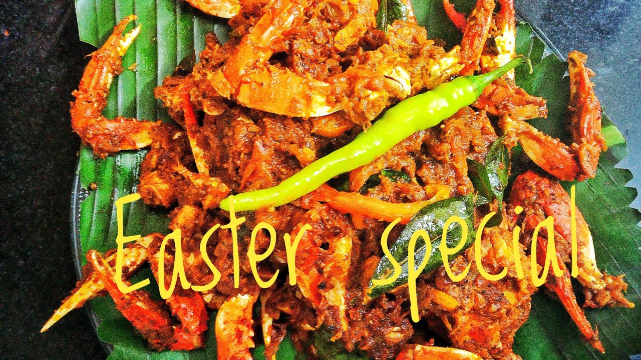 Easter special crab roast - YouTube
