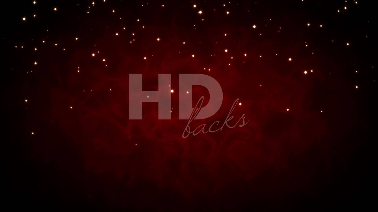 Sparks Falling on Red - HD Background Loop - YouTube