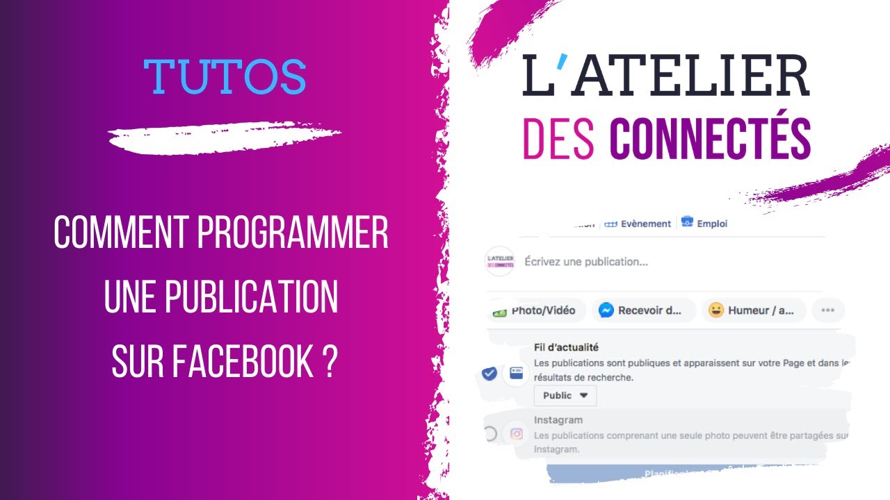 Comment programmer une publication sur Facebook (tuto) - YouTube