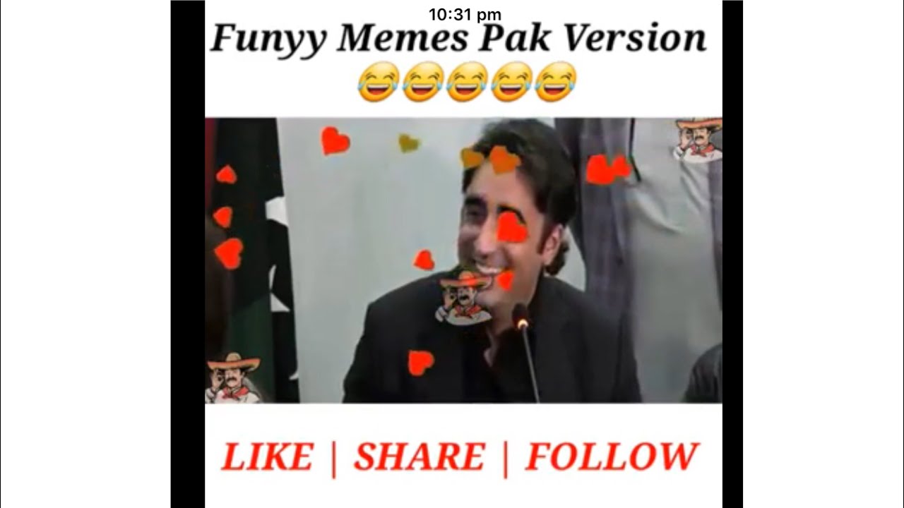 Funny memes pak version | bilawal | zardari | shak rashed | zartaj gul ...