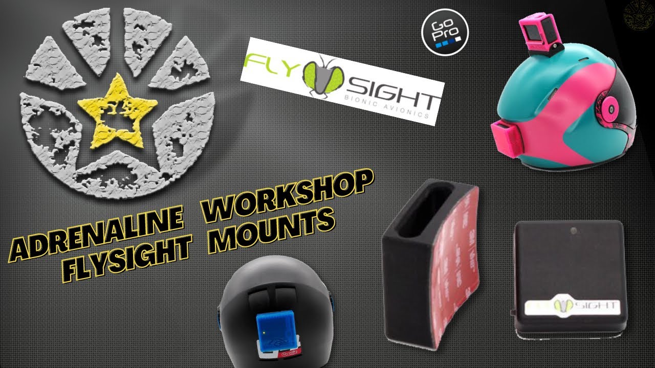 Adrenaline Workshop FlySight Mounts and GoPro Mounting Options. - YouTube