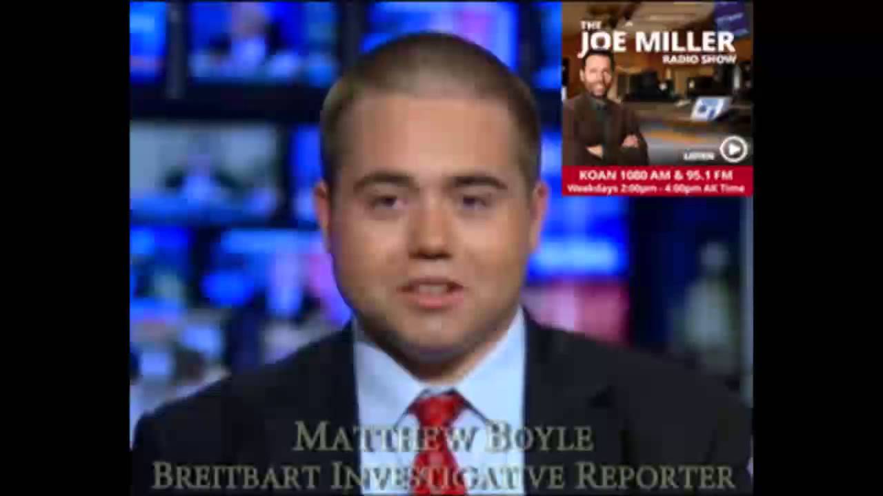 Breitbart Investigative Reporter Matthew Boyle Breaks Story on Sen ...