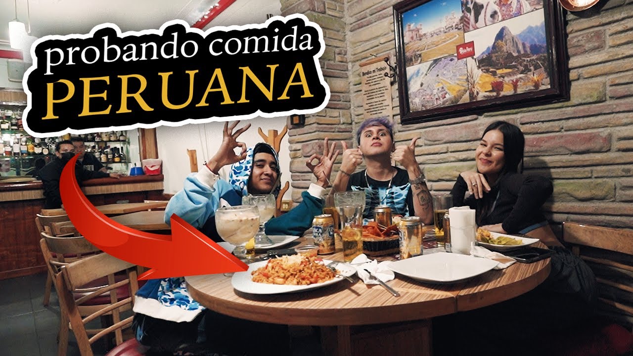 PROBANDO COMIDA PERUANA EN MEXICO - YouTube