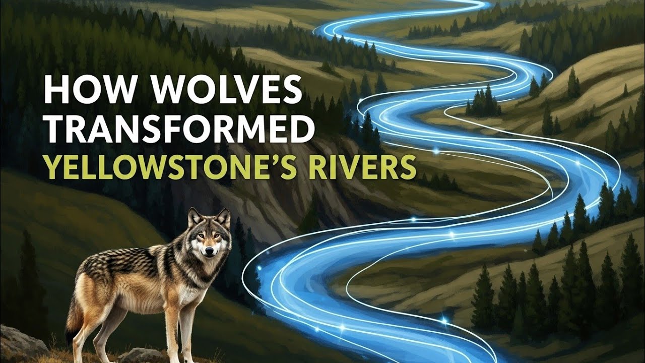 How Wolves Transformed Yellowstone's Rivers - YouTube