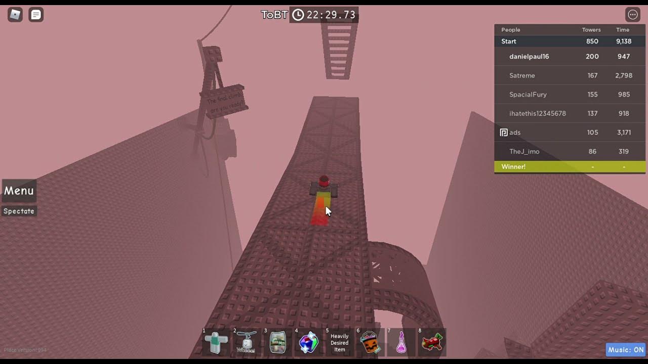 tower of bent trauma tfs fail lmao | jtoh - YouTube