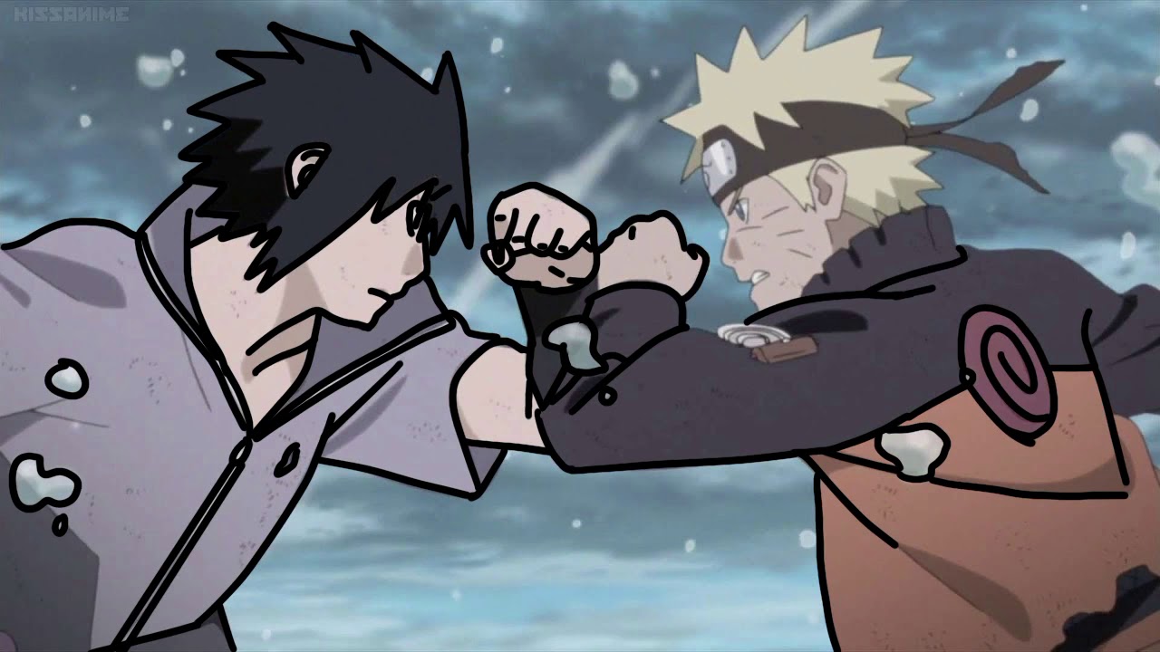 Sasuke and naruto trace - YouTube