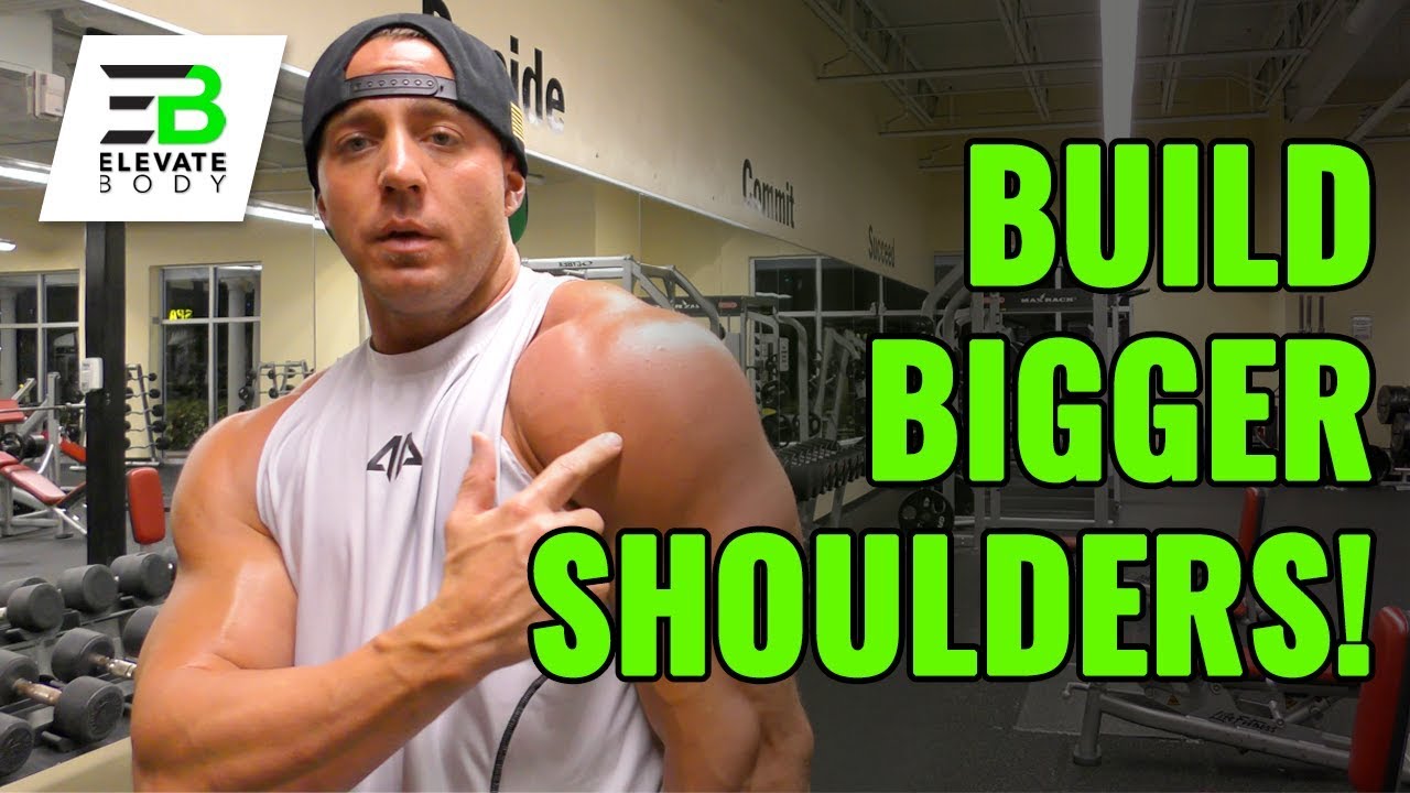 How To Build Bigger Shoulders For Beginners (START HERE!) - YouTube