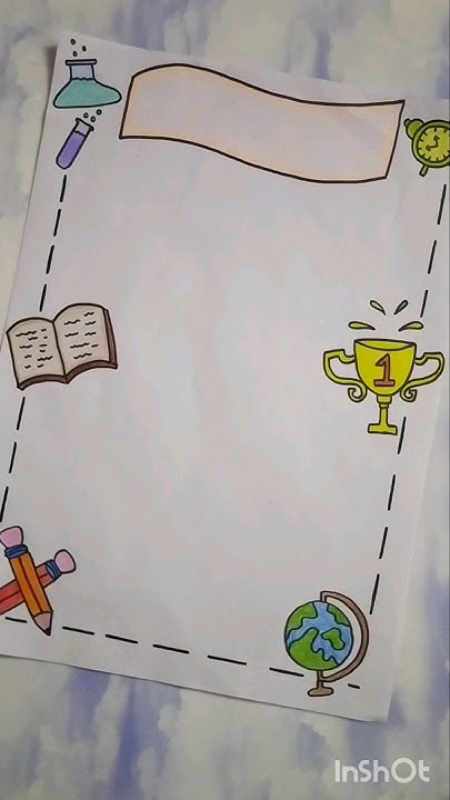 School Project Front Page💡💮Easy Front Page Design # ...