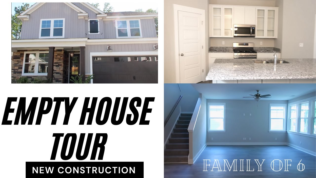Empty house tour /// Family of 6 /// New Construction empty house tour ...