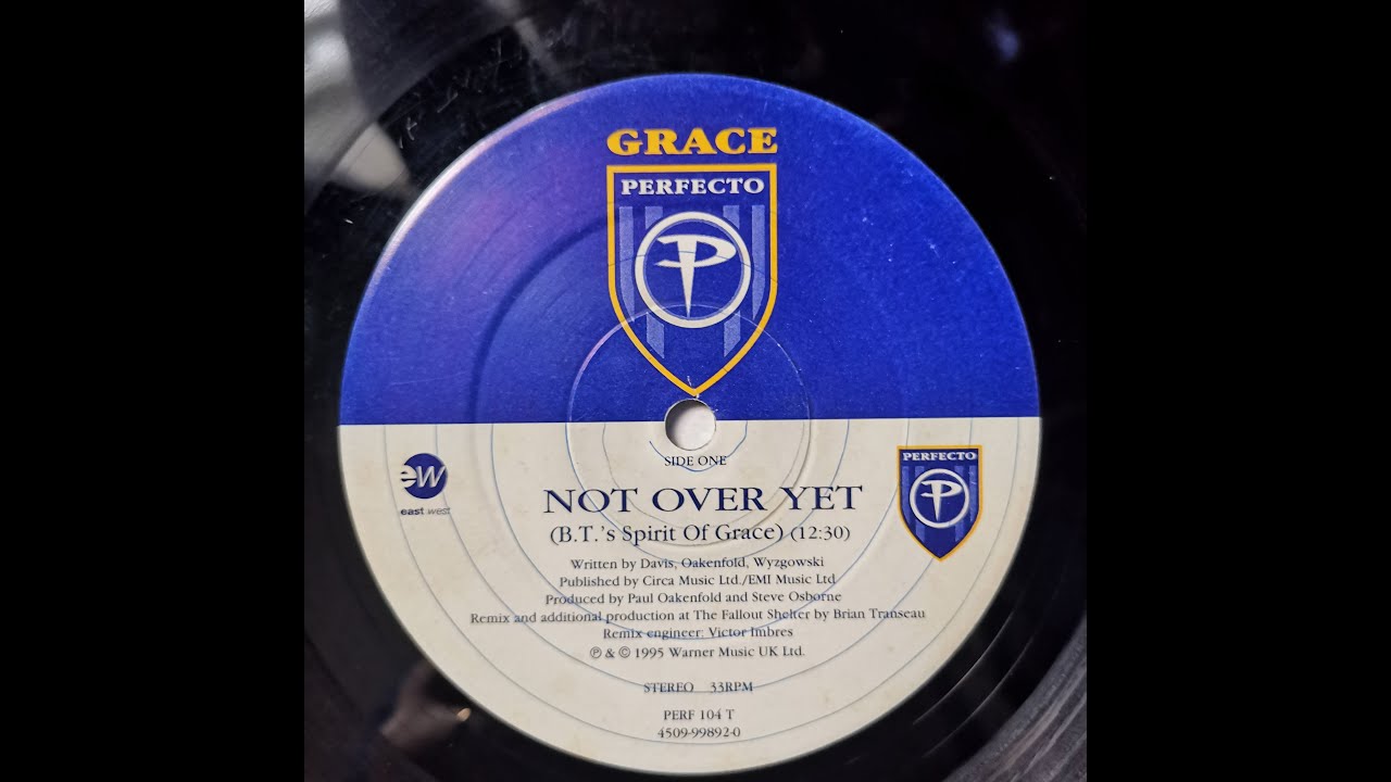Grace - Not over yet (B T's Spirit of grace remix) - YouTube
