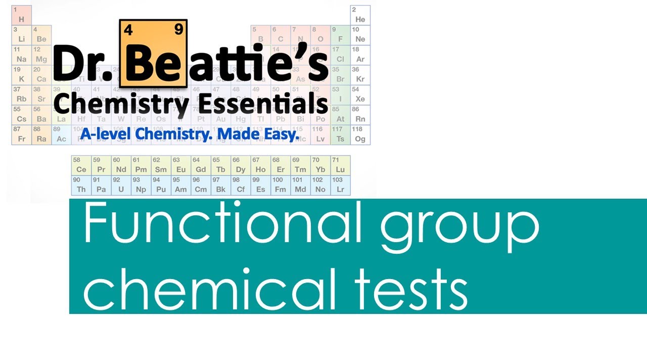 Functional Group Tests | A-level Chemistry | Year 2 - YouTube