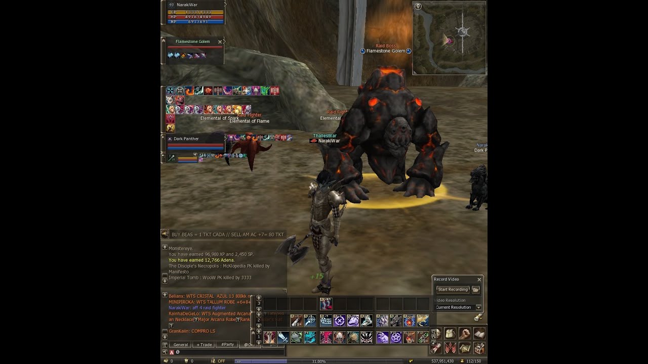 Flamestone Golem - YouTube