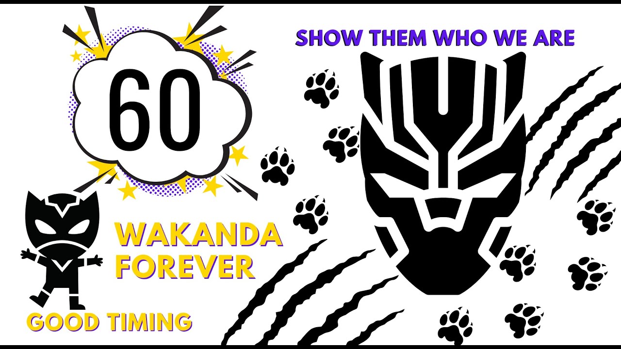 Wakanda Forever // 1 Minute Timer - YouTube