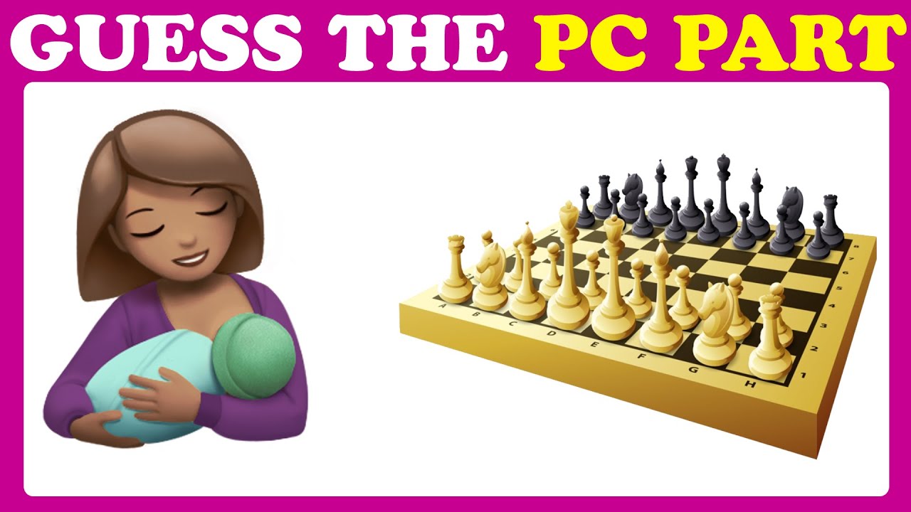 Guess Computer Part from Emoji Computer Parts, Emoji Challenge Computer ...