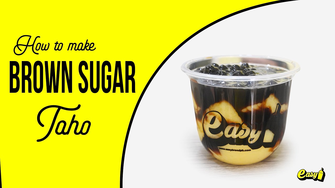 How to make EASY Taho using Cream Pudding and Brown Sugar Syrup ...