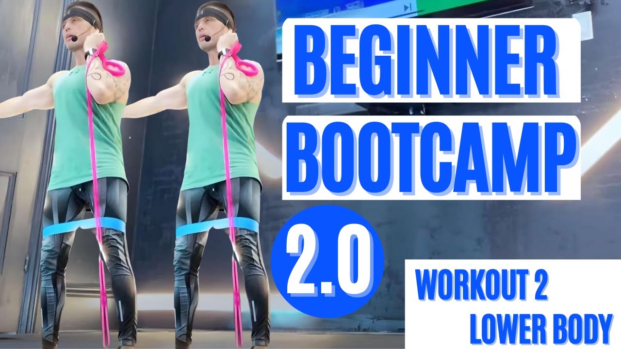 Beginner Boot Camp Workout 3 - Legs - YouTube