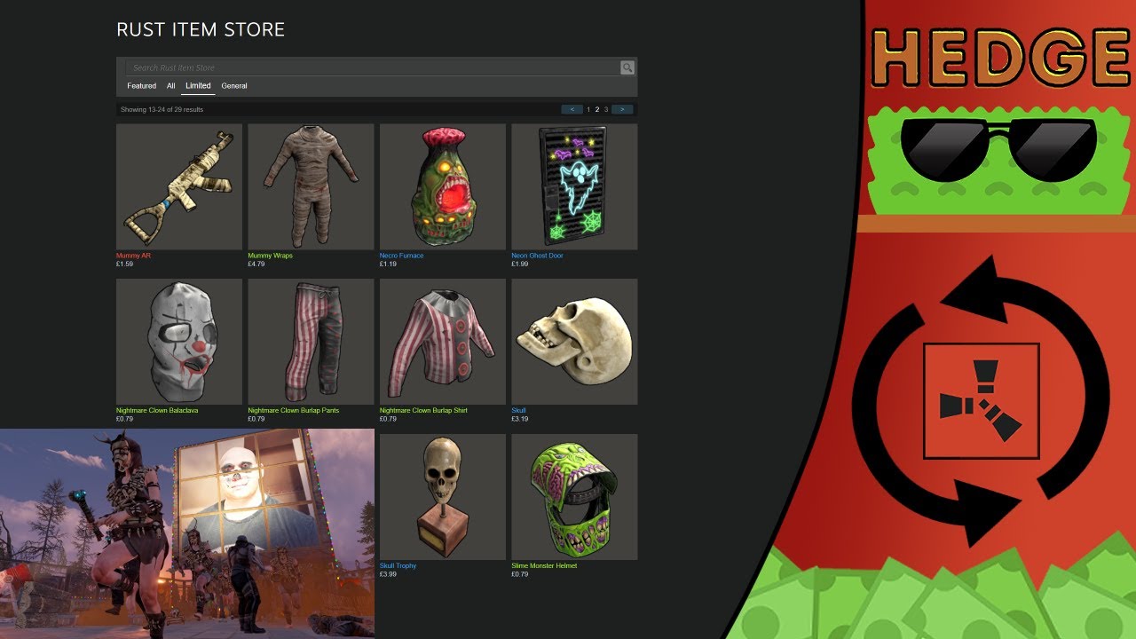 Rust Store Rotation: Halloween Week 3 (October 31 2024) - YouTube