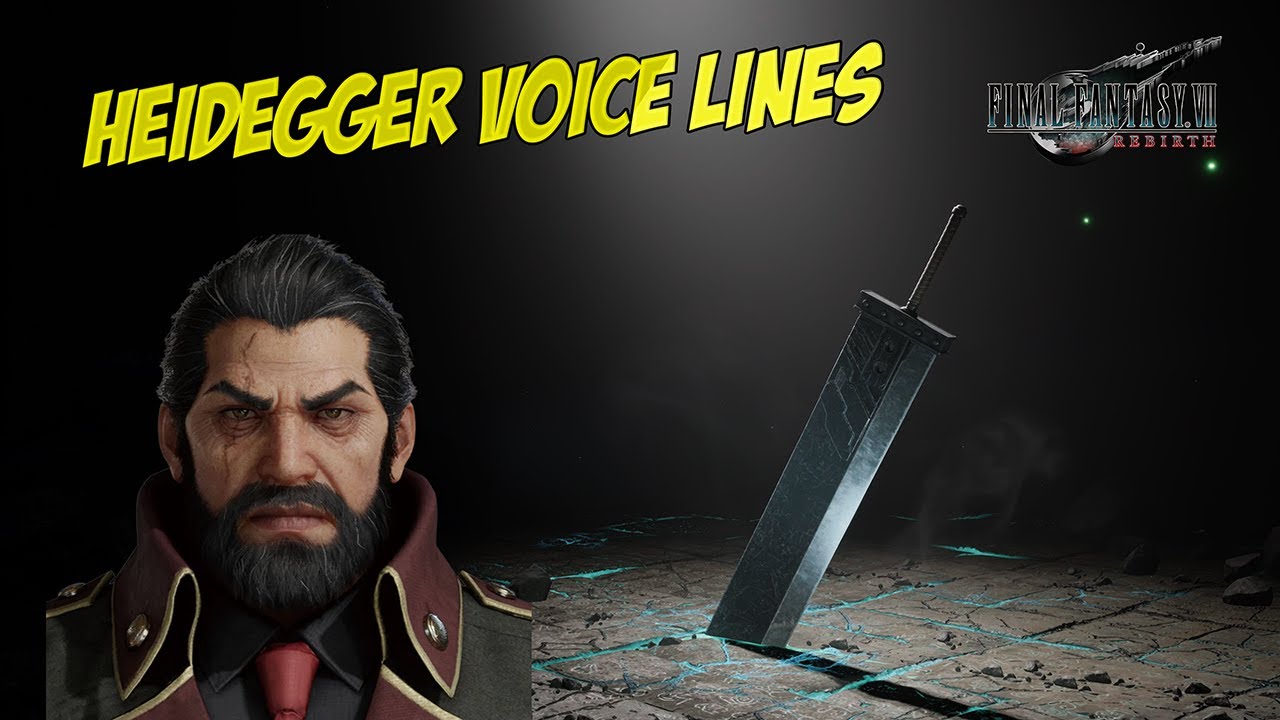 FF7 Rebirth - Heidegger Voice Lines - YouTube