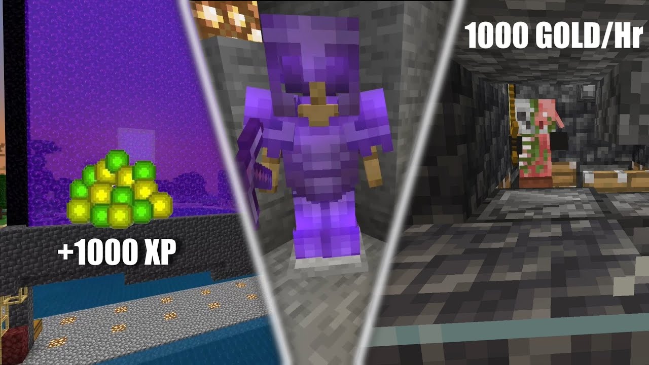 Building The BEST GOLD MACHINE in MINECRAFT (Minecraft SinglePlayer ...
