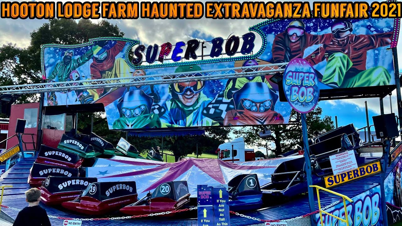 Hooton Lodge Farm Haunted Extravaganza Funfair October 2021 - YouTube