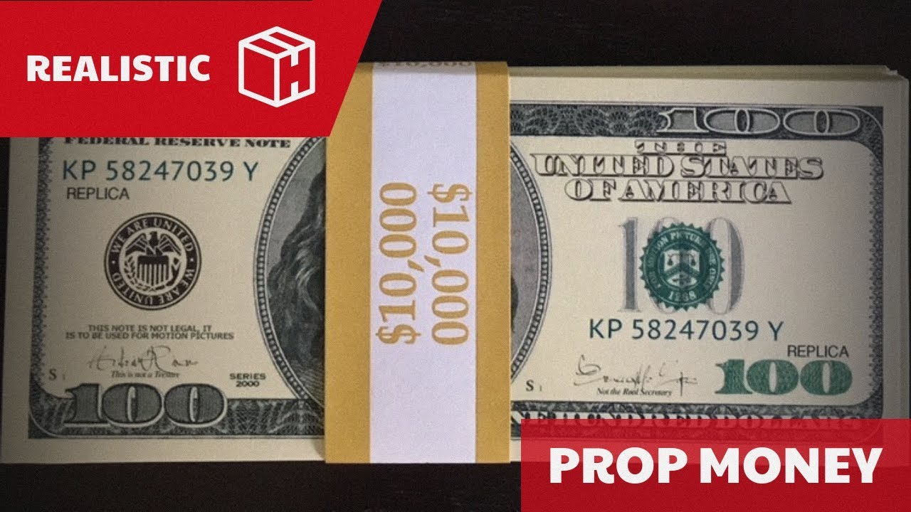 $100's Old Style $10K Prop Money Unboxing Used by Lil Nas X, Dax, Cardi ...