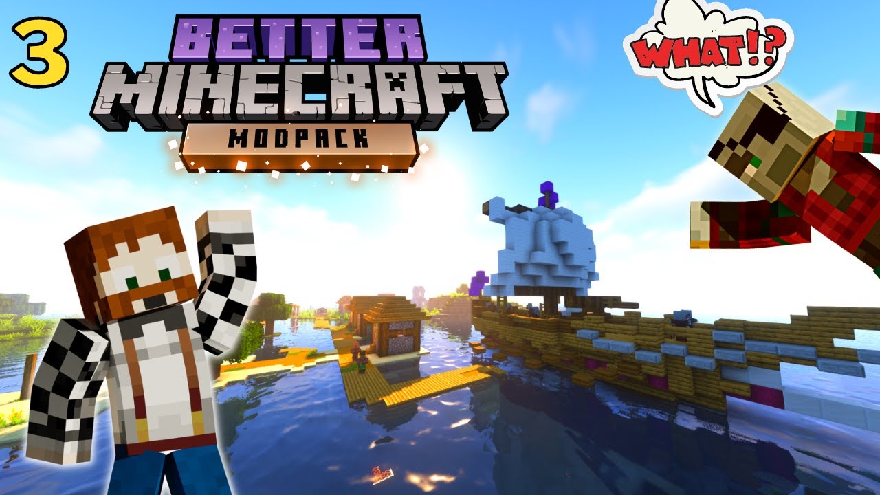 Better Minecraft FABRIC 1.18.1 Modpack - PILLAGER PIRATES??? - YouTube