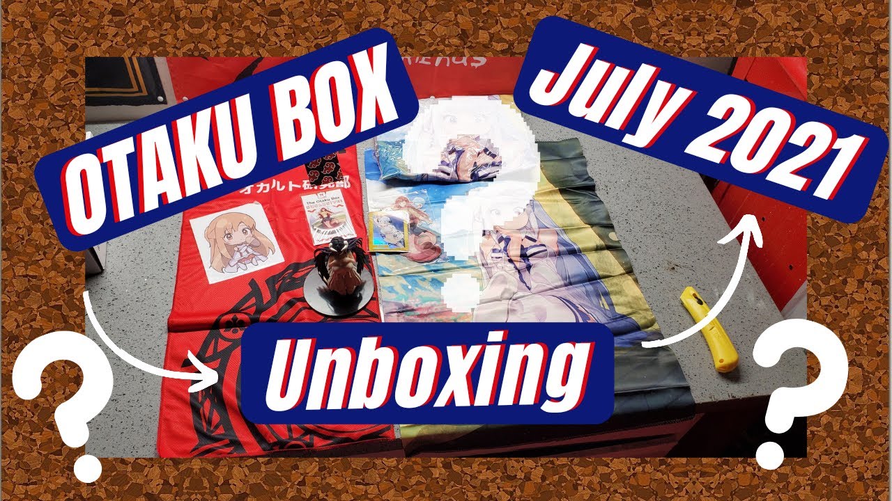 Otaku box July 2021 mystery box unboxing - YouTube