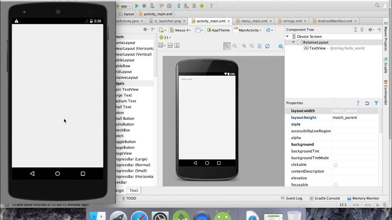Tutorial: Android Studio, from zero knowledge to something basic - YouTube