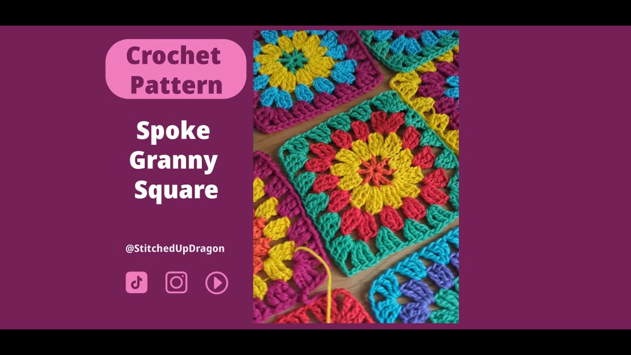 How to Crochet a Boho Granny Square | Quick and Easy Tutorial for ...