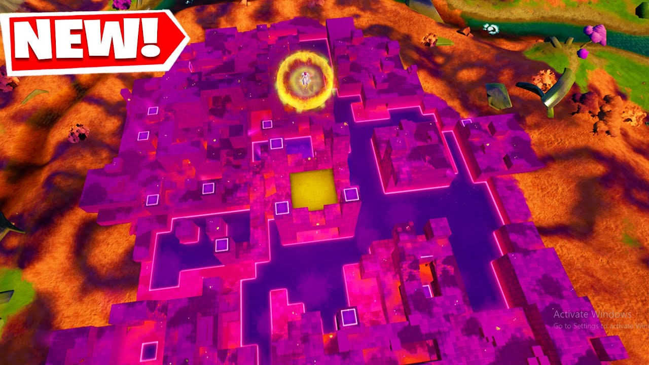 New Cube Town & Cube Queen in Fortnite Fortnitemares update - YouTube