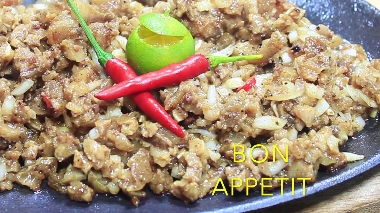 The Best Sisig Kapampangan Style (no mayo, no egg) - YouTube
