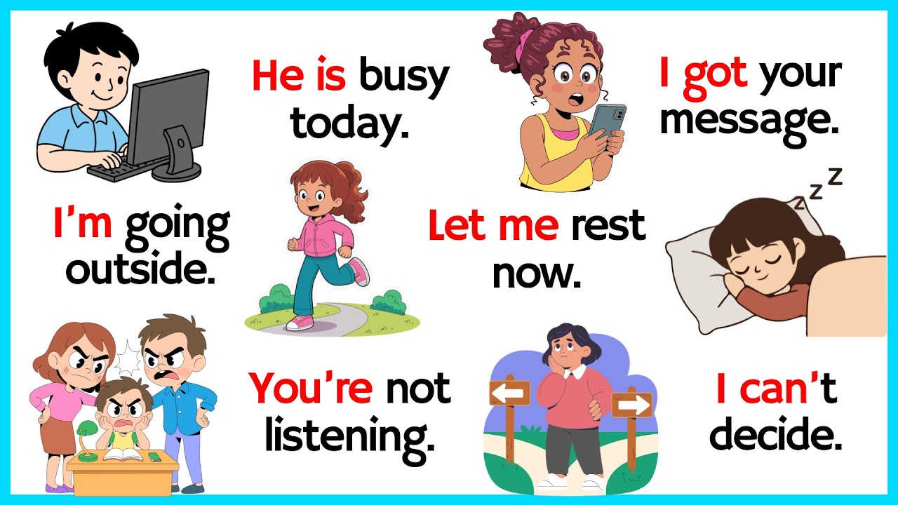 100 Common Daily Use English Sentences | Fun Learning Question Answers ...