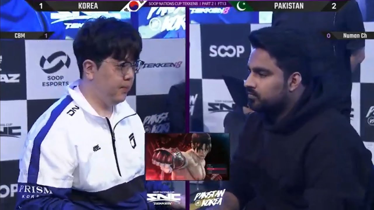Noman CH (Steve) vs CBM (JIn) - Pakistan vs Korea Tekken 8 - YouTube