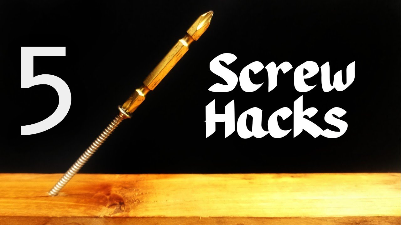 5 SCREW HACKS I TECH Q RAW - YouTube