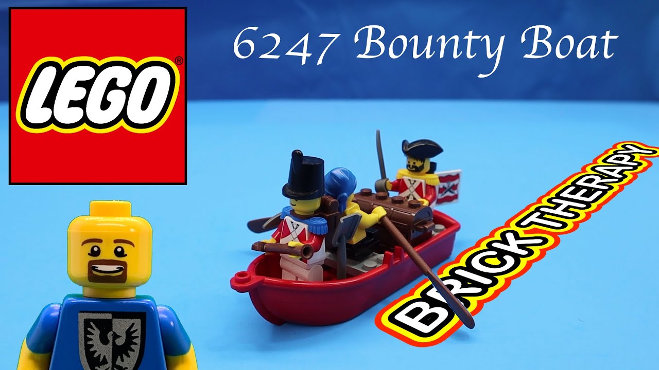 Vintage LEGO Pirates set 6247 Bounty Boat - Build and Review - YouTube